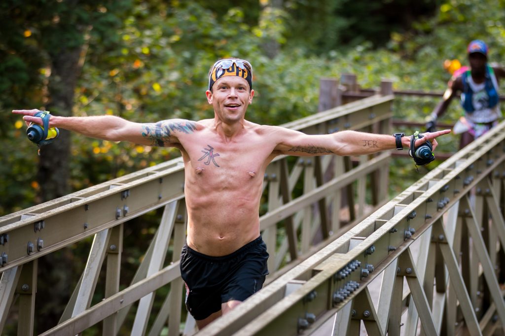 I was a Little more focused on the course record and I was able to ...